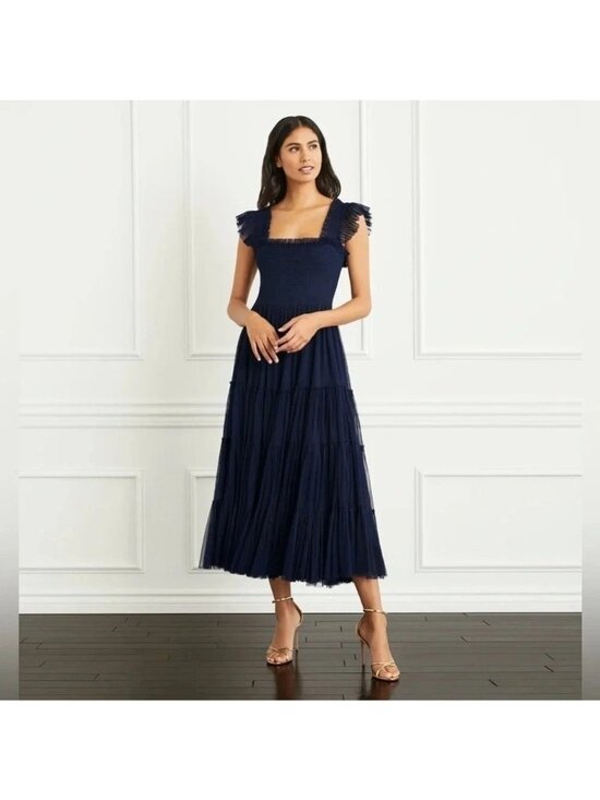 Hill House | Dresses | Hill House Rare Medium Navy The Tulle Ellie Nap ...